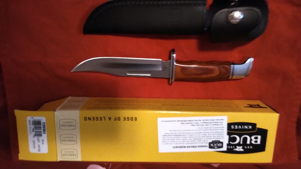 Buck 119 Cocobolo/Aluminum Handle 5160 blade