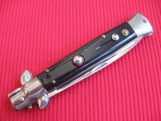 Older MILANO Italian Style 9" Stiletto Switchblade Knife.