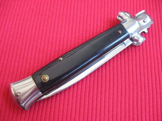 Older MILANO Italian Style 9" Stiletto Switchblade Knife.