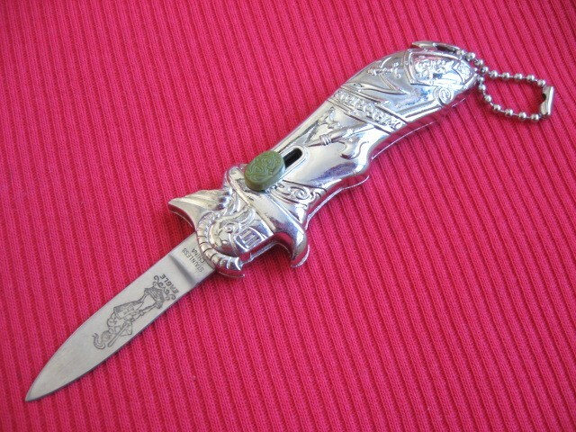Older OTF Mini Keychain Switchblade Knife