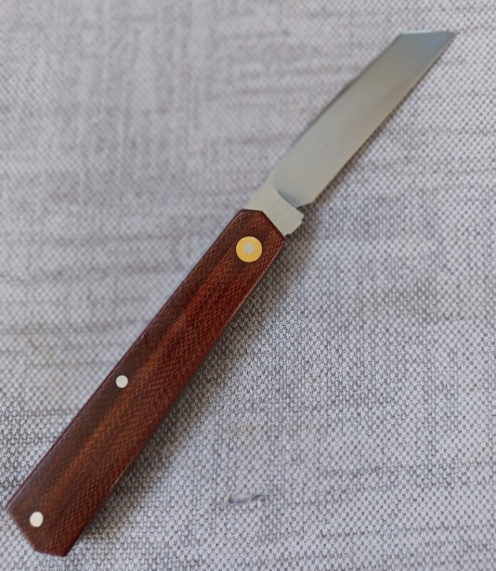 David Kramp Prototype Hana Slipjoint, Vintage Crosscut Canvas ...