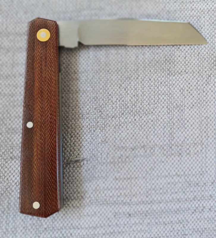 David Kramp Prototype Hana Slipjoint, Vintage Crosscut Canvas ...