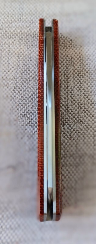 David Kramp Prototype Hana Slipjoint, Vintage Crosscut Canvas ...