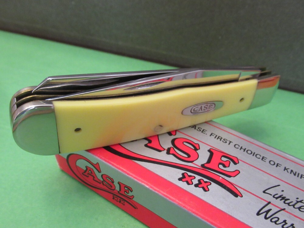 Case XX 1995 Yellow Delrin Trapper Pattern # 3254 CV