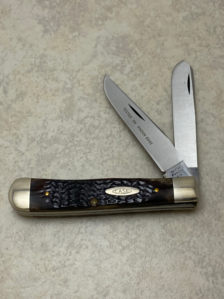 Case XX Stainless USA 1979 Tested XX Razor Edge 6254 Bone Trapper Knife