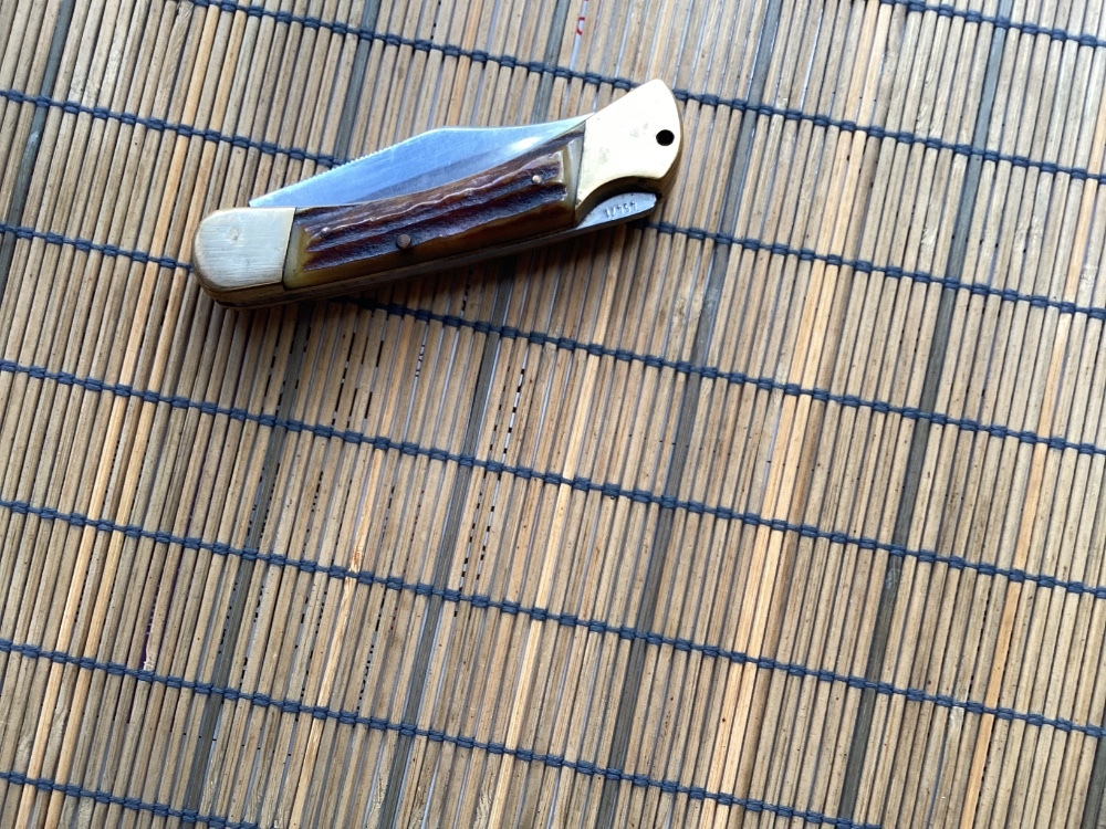 VINTAGE PUMA DUKE LOCKBACK STAG KNIFE