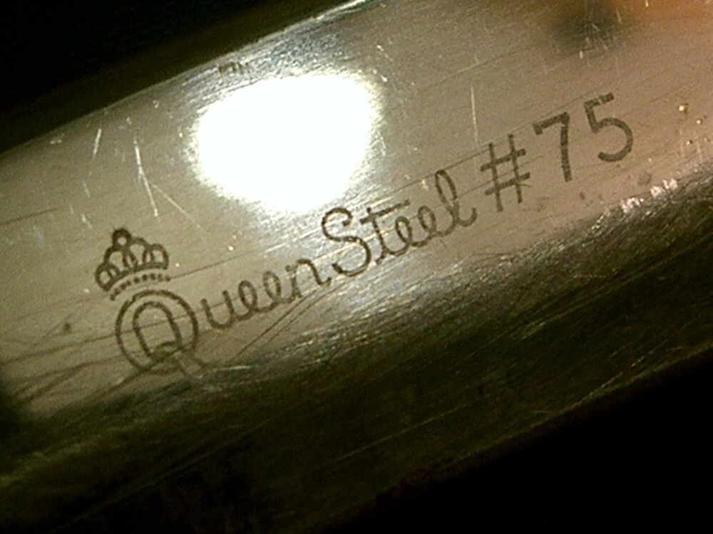 VINTAGE QUEEN STEEL #75 SKINNER HUNTING SKINNING SURVIVAL KNIFE KNIVES ...