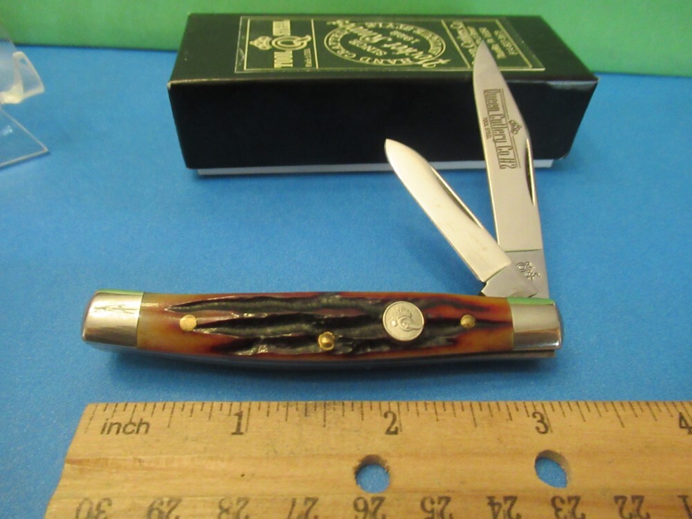 Queen Amber Carved Stag Bone Jack Pattern # 2