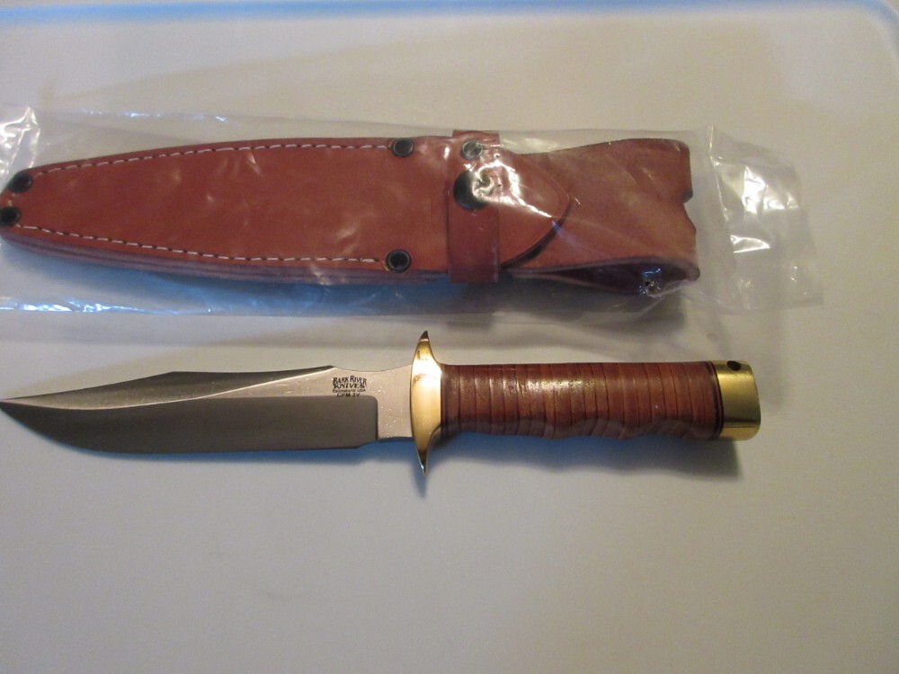 BARK RIVER VEHEMENT MACV- SOG CPM 3V STACKED LEATHER NIB