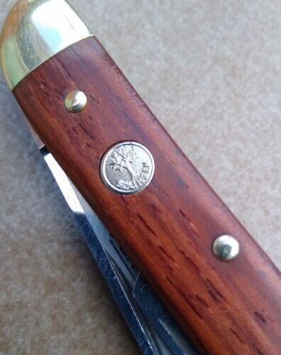 Boker Tree Brand Classic 280 White Handle Triple Blade Pocket Knife