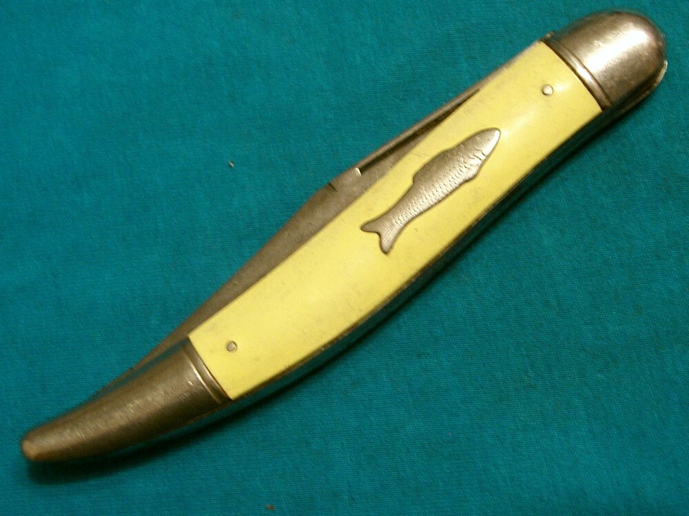 VINTAGE IMPERIAL PROV USA TRAPPER FOLDING POCKET TOOTHPICK TICKLER ...