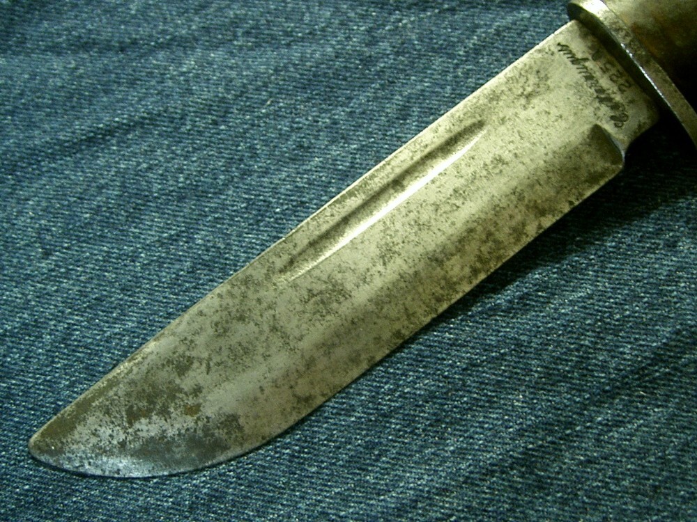 VINTAGE STAG CATTARAUGUS 225Q QUARTERMASTER FIXED BLADE BOWIE SURVIVAL ...