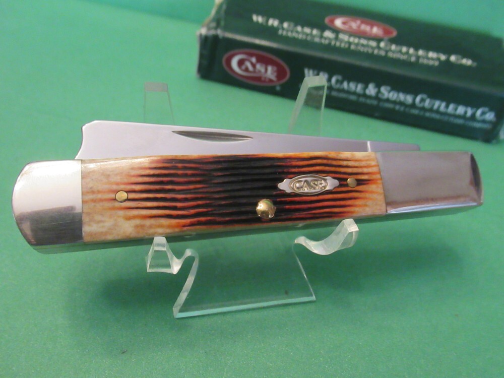 Case XX 2006 Caramel Barnwood Bone One Arm Man's Razor Pattern ...