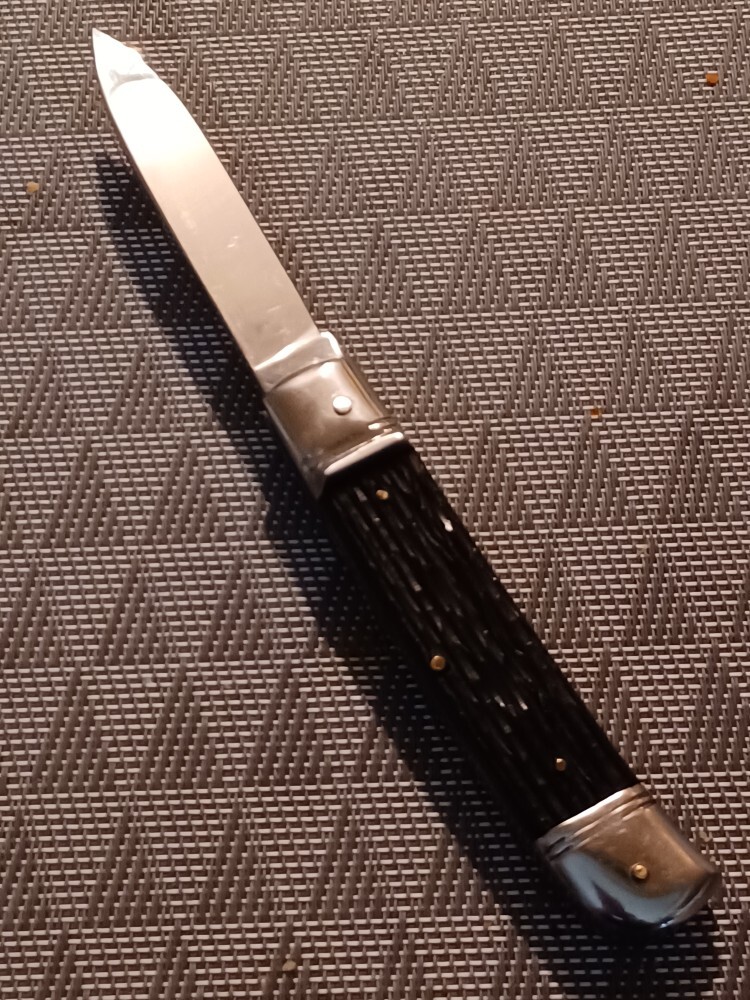 8" Italian Rostfrei Lever lock knife.