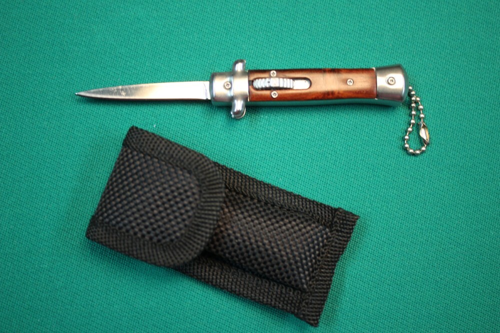 Miniature OTF Key Chain Knife "with case"
