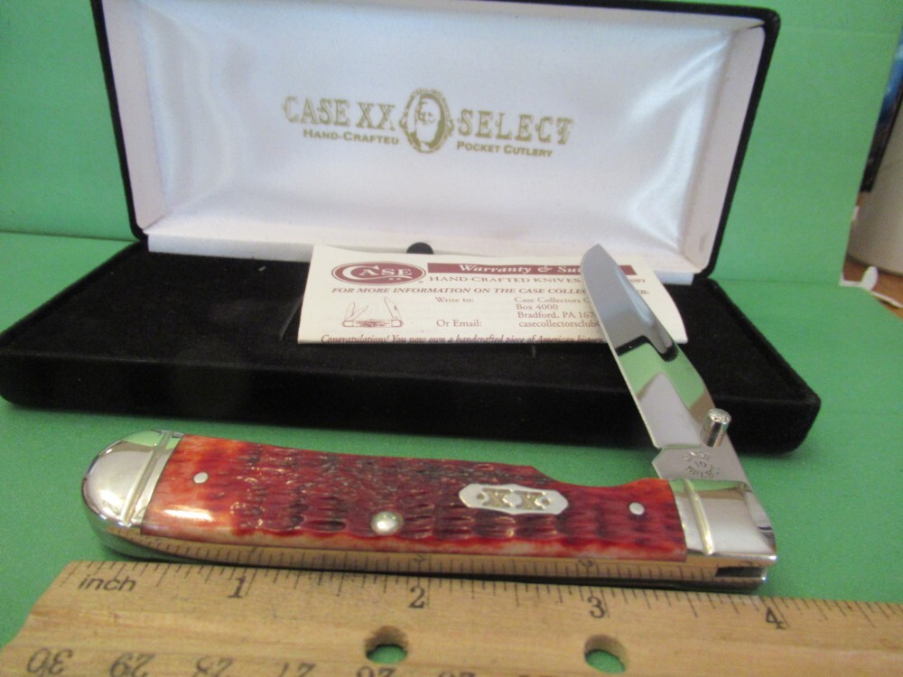 Case XX Select 2008 Tested Red Bone Trapperlock Pattern # 6154l SS 10th ...