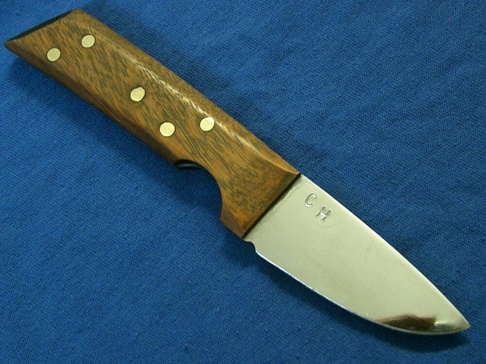 CUSTOM CH HANDMADE HUNTING SKINNING FIXED BLADE SKINNER SURVIVAL HUNTER ...