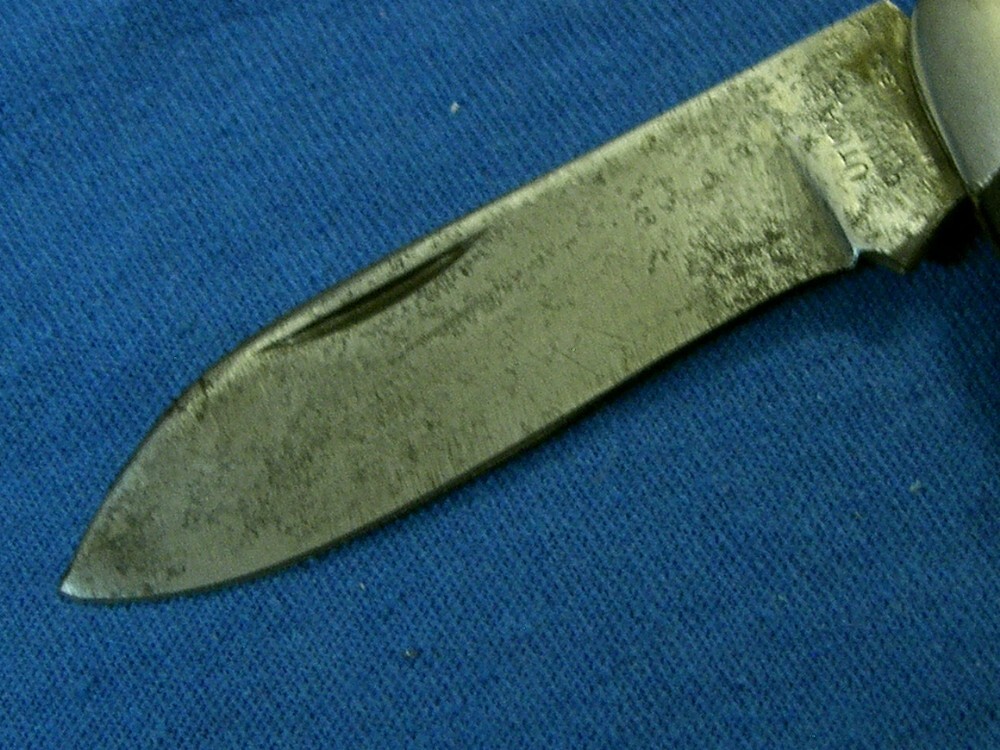 VINTAGE ANTIQUE UTICA CUTLERY CO USA EQUAL END CIGAR JACK FOLDING ...