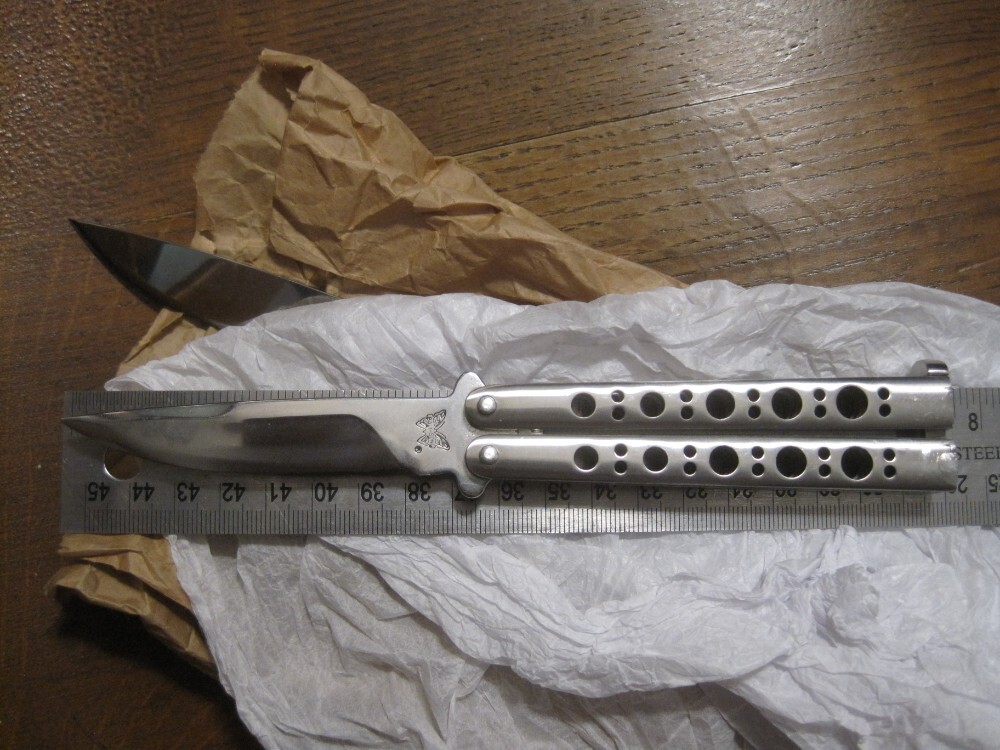 RARE EARLY BENCHMADE BALISONG KNIFE MODEL 35