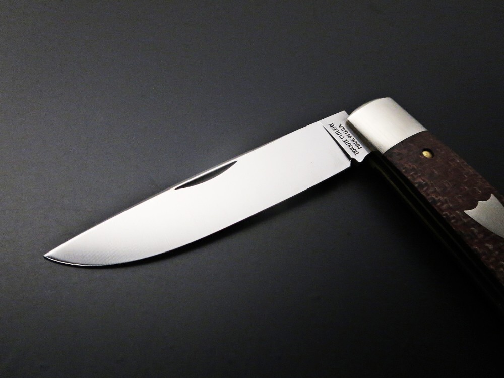 Great Eastern Cutlery #74 Mustang Brown Burlap Micarta GEC 745120
