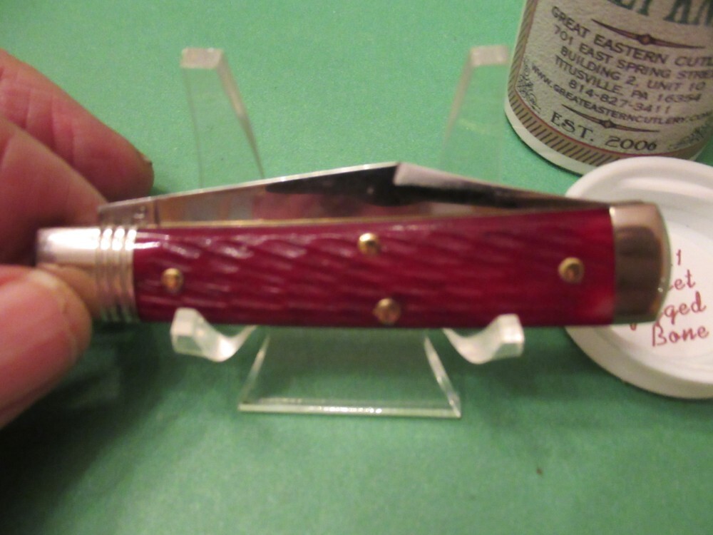 Great Eastern Garnet Jigged Bone Northfield Pattern # 941121