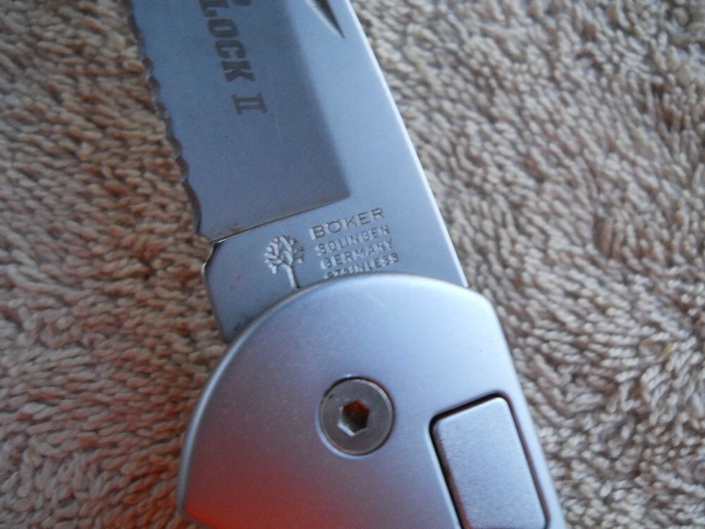 German Boker Top Lock II Tactical Knife