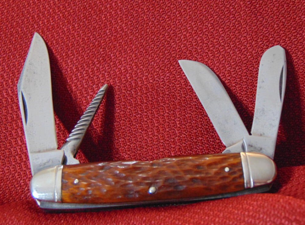 VINTAGE HIGH CARBON STEEL USA ( SEARS & ROEBUCKS ) 4 BLADE UTILITY ...