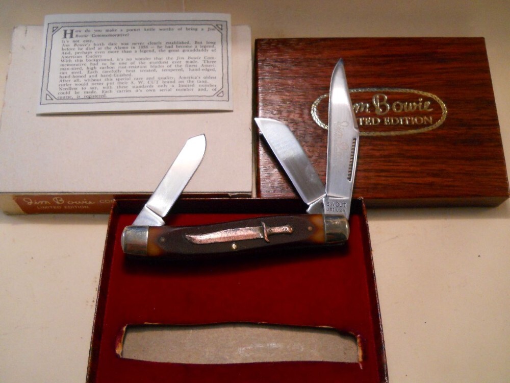 SW CUT USA (Schrade) JB1 Jim Bowie Knife NIB