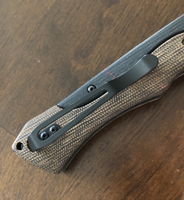 Benchmade 610SBK Blackwood Designed Rukus Knife - S30V Steel Partially ...