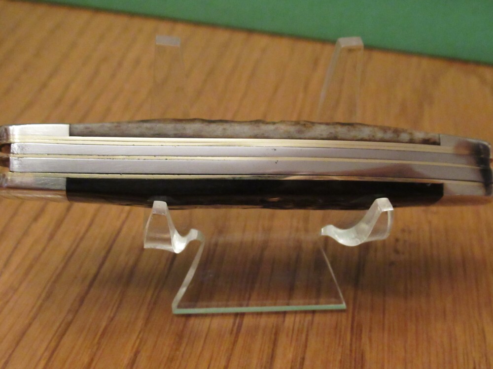 Case XX 1981 Brown Bone Stockman with Punch Pattern # 6318 PU