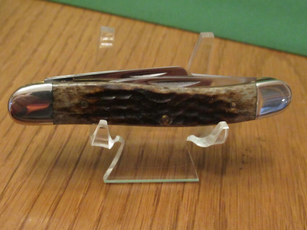 Case XX 1981 Brown Bone Stockman with Punch Pattern # 6318 PU