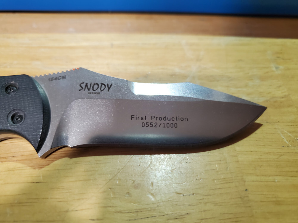 Benchmade 220 Resistor Fixed blade 1st Production run