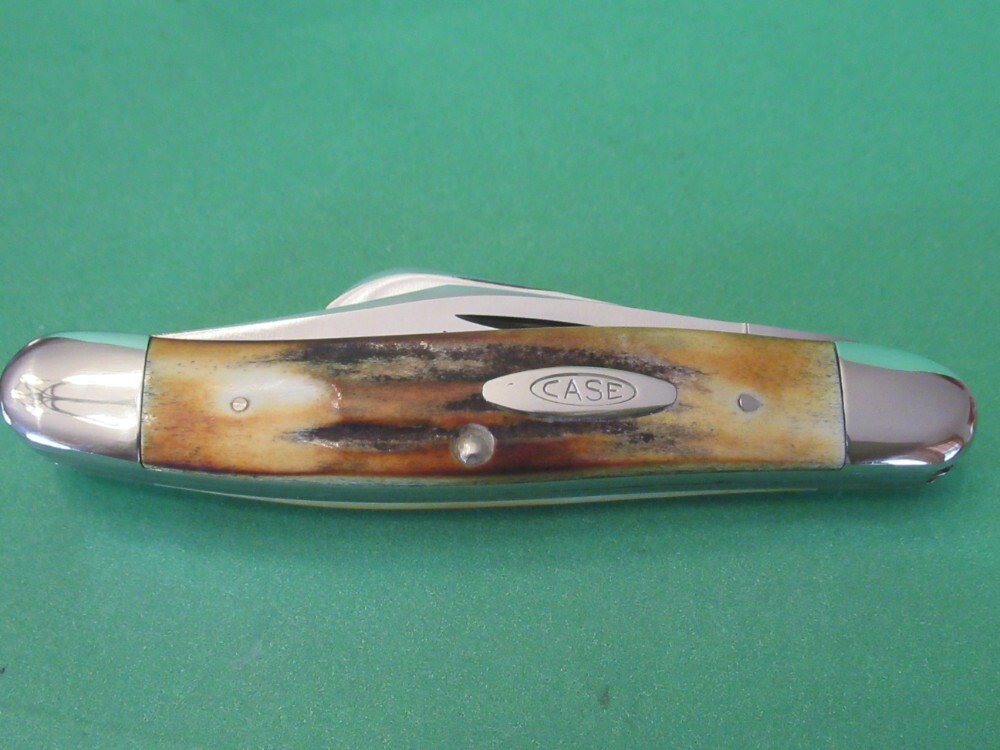 Case XX 1977 Stag Blue Scroll Stockman Pattern # 5347 SS