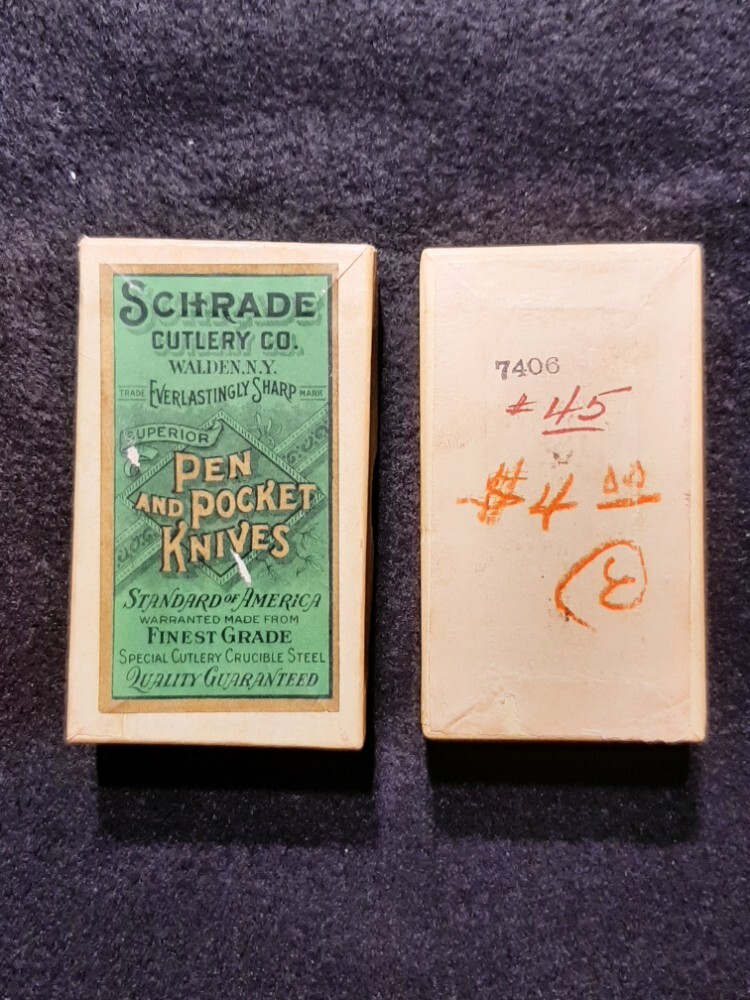VINTAGE Schrade Cut Co. Empty BOX