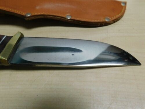 Vintage Elmer Keith Gil Hibben Hunting Knife Japan appears as new circa ...