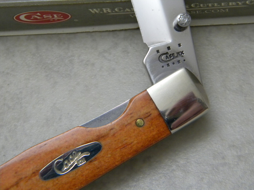 Case XX USA 2012 Chestnut Bone 6154LC Trapperlock Knife in Box w/Pocket ...