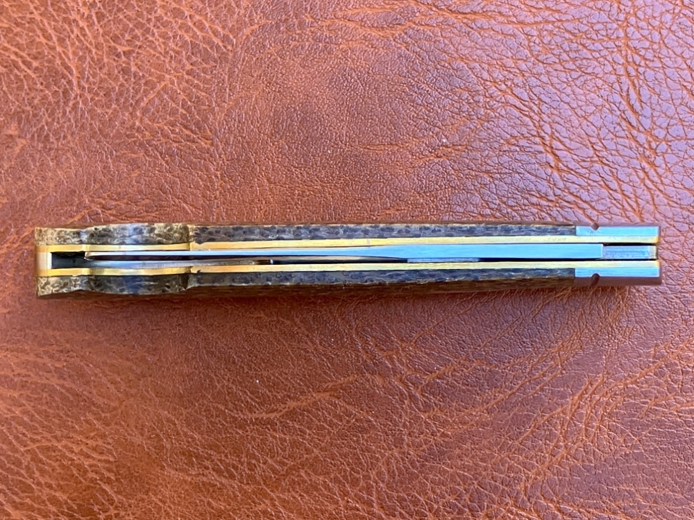 Rough Ryder Reserve Brown Micarta One Arm Razor