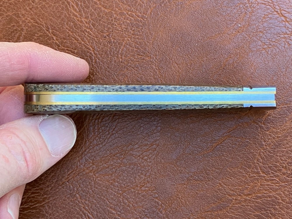 Rough Ryder Reserve Brown Micarta One Arm Razor