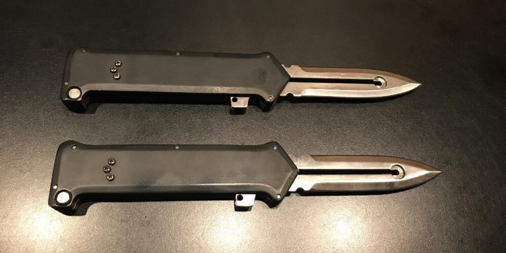 Pair of Joker-Style OTF Knives