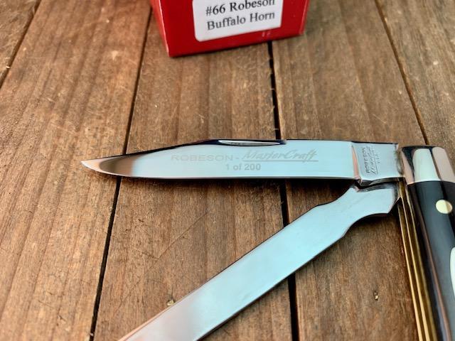 Robeson Mastercraft by Queen Doctor’s Knife Buffalo Horn 1 of 200