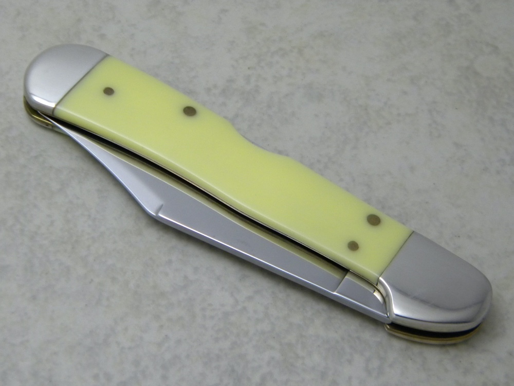Case XX USA 2000 Yellow 31549L CV Copperlock Knife