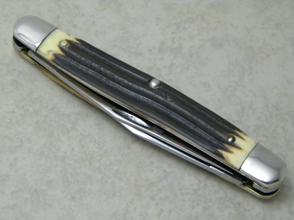 Queen Steel #66 USA Imitation Winterbottom Bone Muskrat Knife 1960's