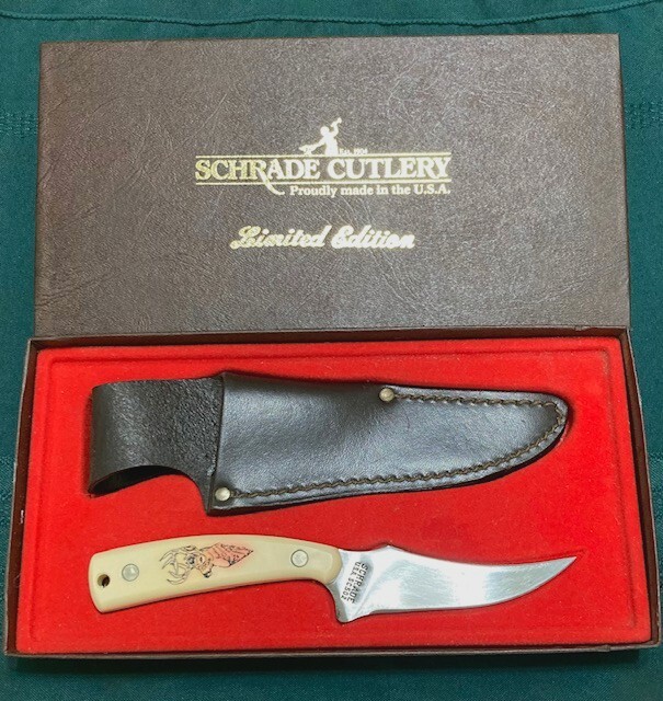 Schrade USA SC502 Sharpfinger Limited Edition Whitetail