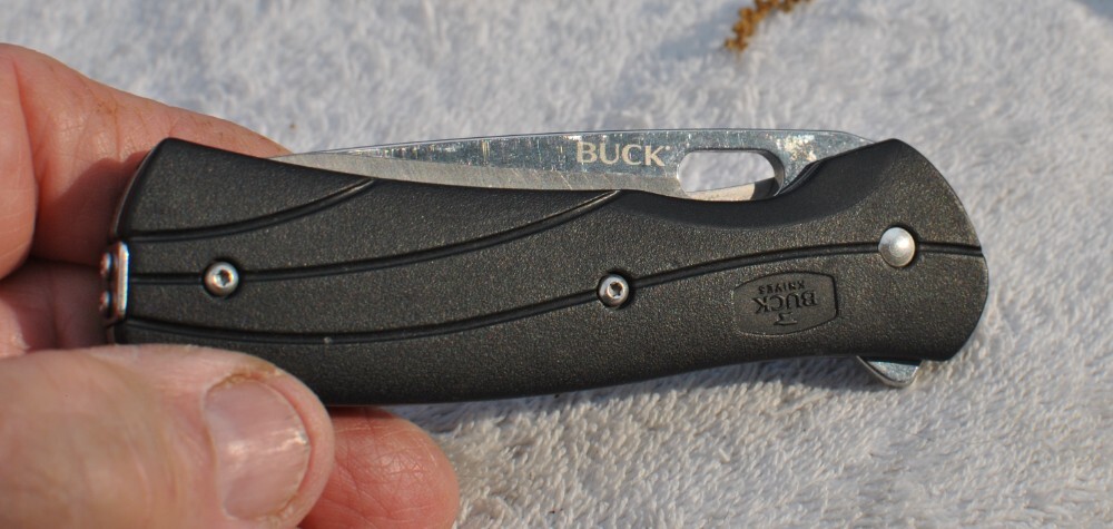 Buck Vantage 345 4 1/2" Closed Liner Lock Never Used 420HC Blade Pocket ...