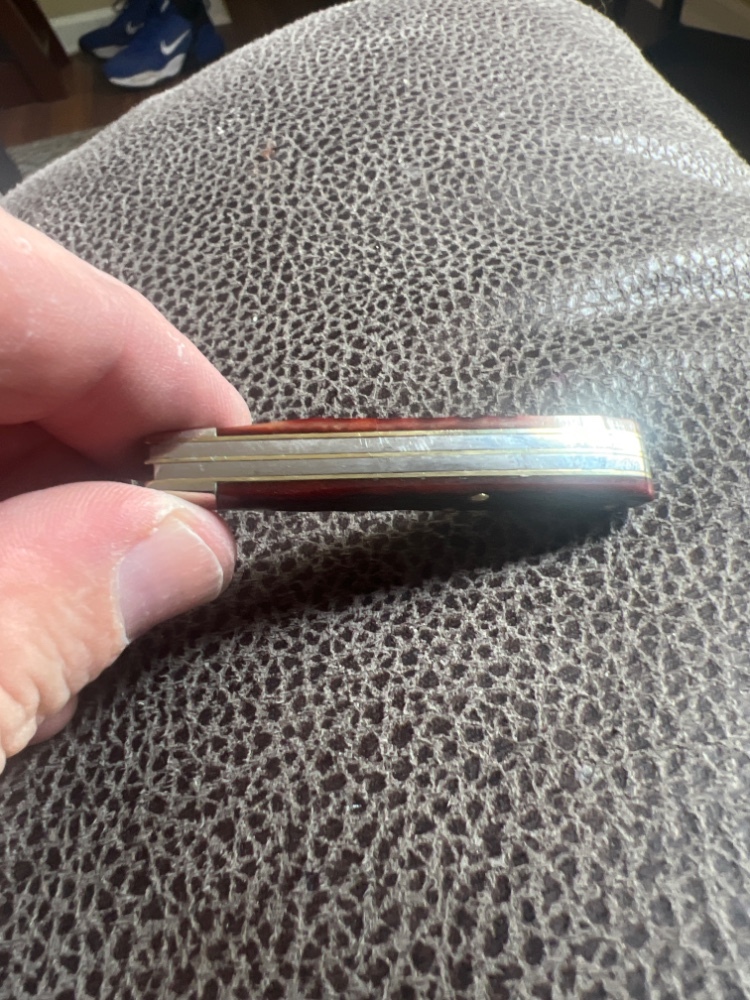 1965-69 CASE XX USA 6229 1/2 Red Bone Handle Tadpole With Two Blades ...
