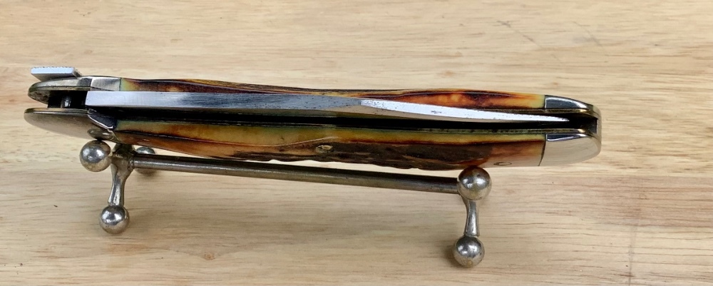Jaeger Bros Aerial Knife CC , stag scales