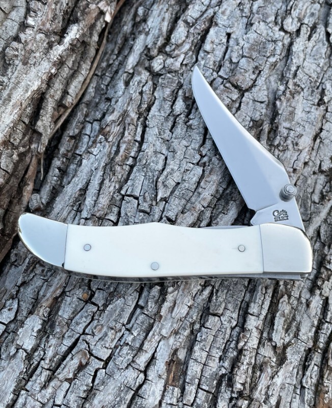 CASE XX SELECT ELEPHANT IVORY MID FOLDING HUNTER