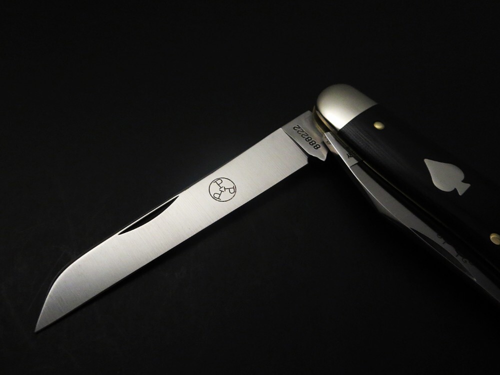 Great Eastern Cutlery PPP #88 Ace Black Linen Micarta GEC 888222