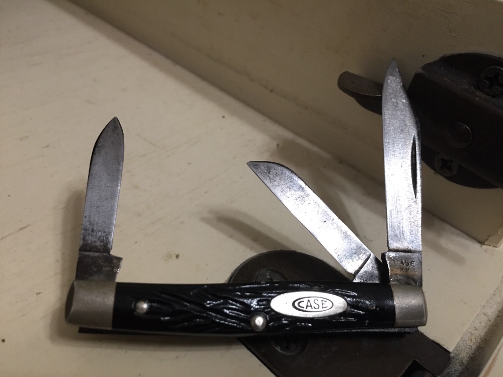 Case XX 6333 rough black little stockman edc