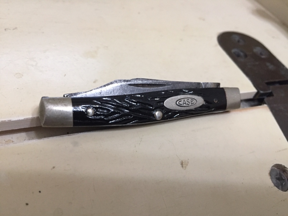 Case XX 6333 rough black little stockman edc